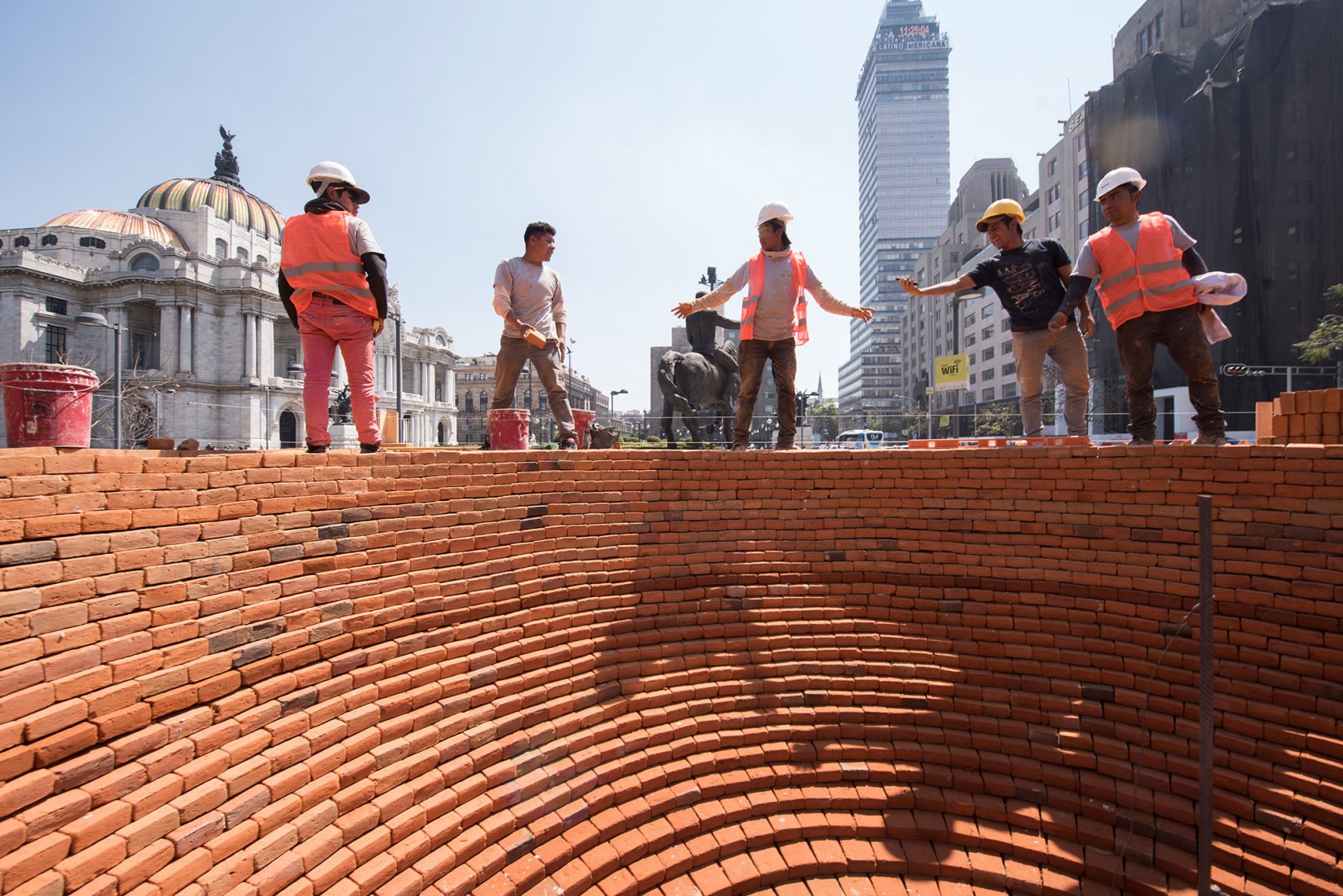 After collapse, ( ) Pavilion by Colectivo seis + Taller Paralelo ...