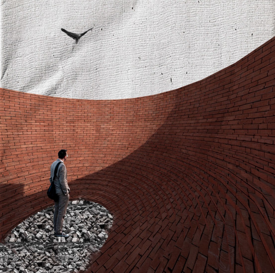 After collapse, ( ) Pavilion by Colectivo seis + Taller Paralelo ...