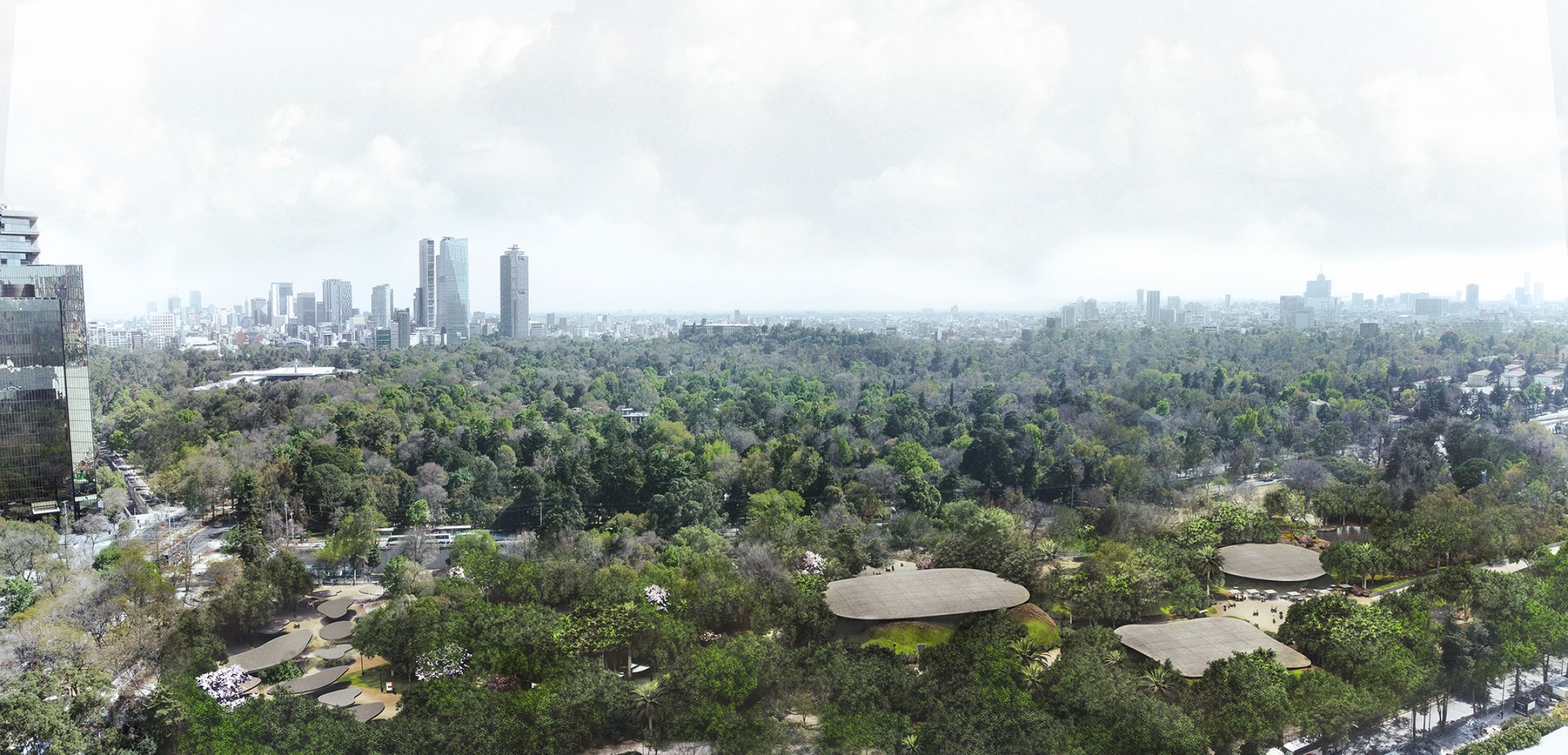 A natural space for the performing arts. Garden and scenic pavilion by ...