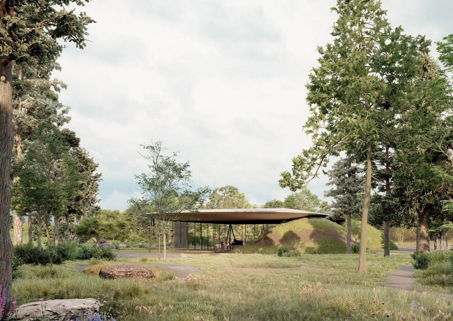 Un espacio natural para las artes escénicas. Jardín y pabellón escénico ...