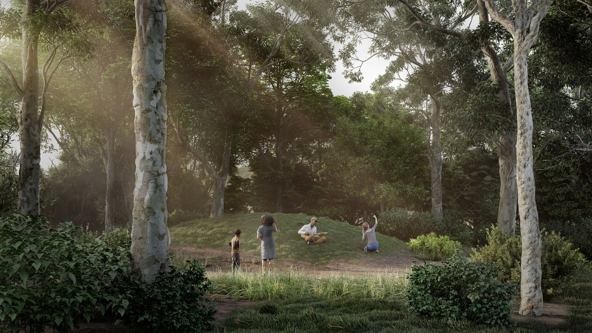 Un espacio natural para las artes escénicas. Jardín y pabellón escénico ...