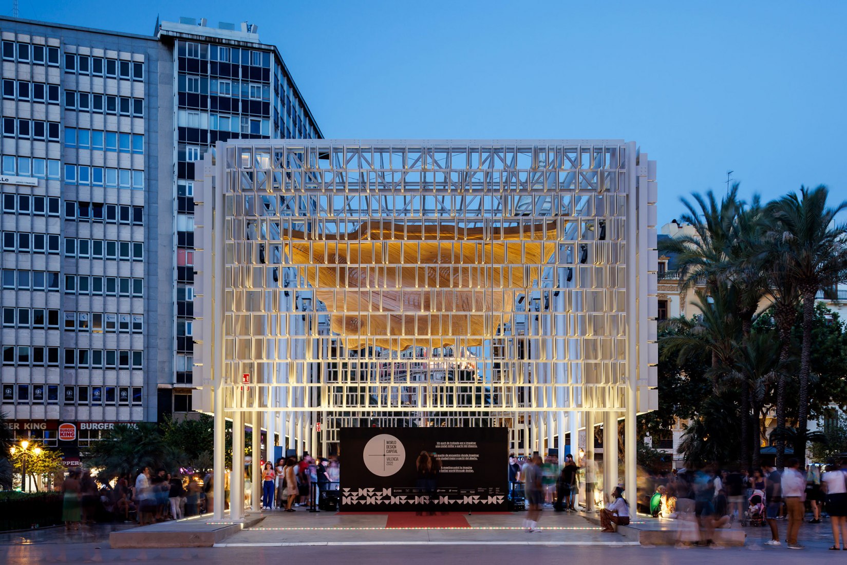 Pavilion for Valencia, the World Design Capital 2022. Àgora València by ...