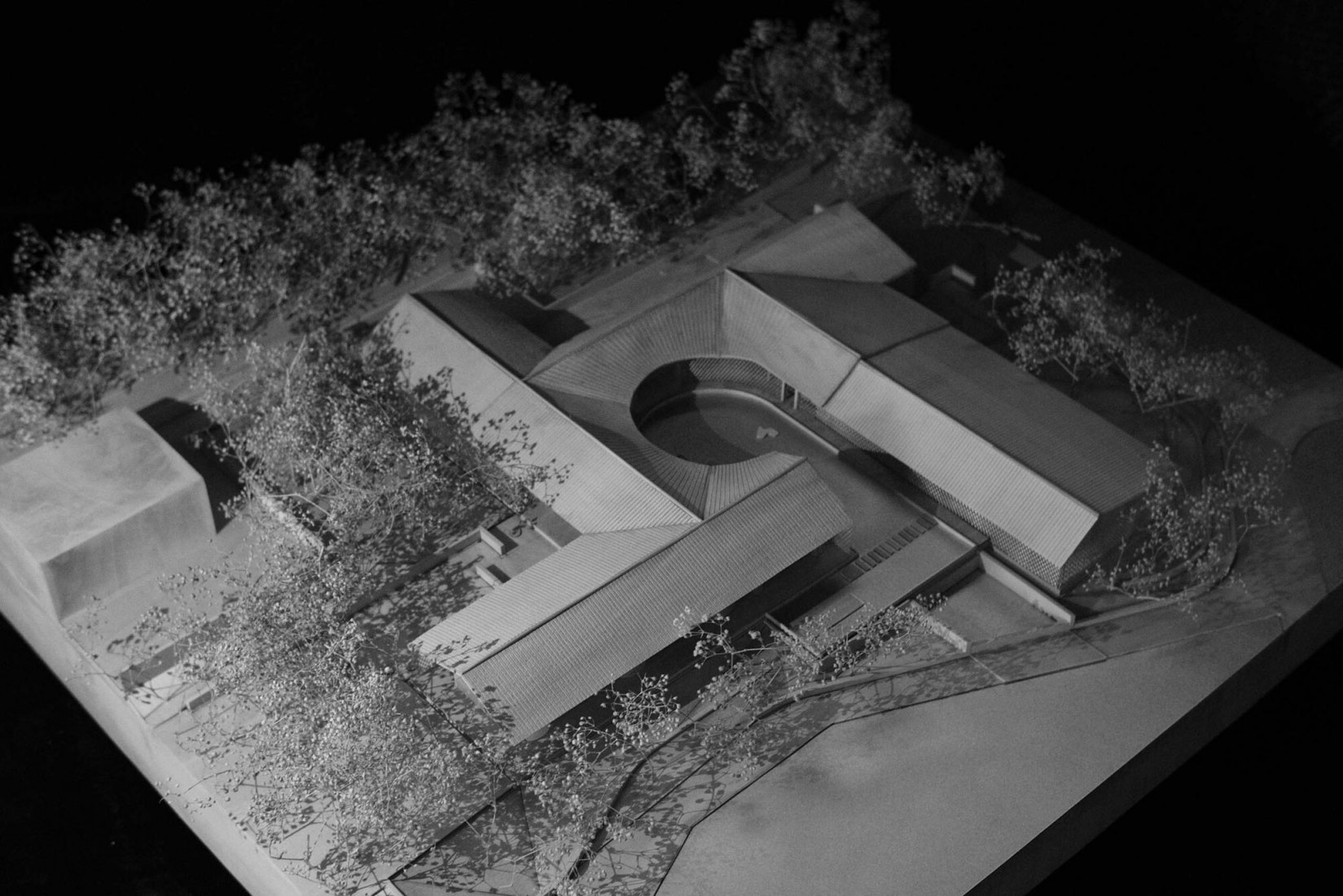 Firewood as a reference. Shanshui Firewood Garden complex by Mix ...