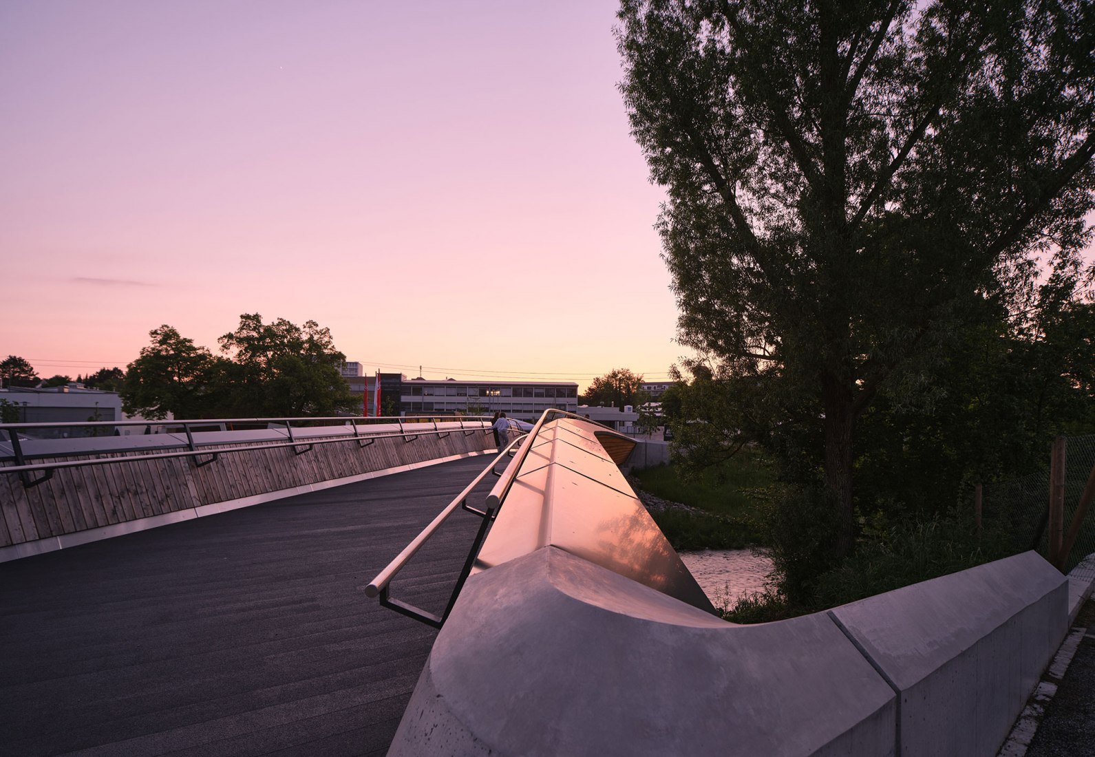 Path to sustainability. Balingen Footbridge by Moxon Architects ...
