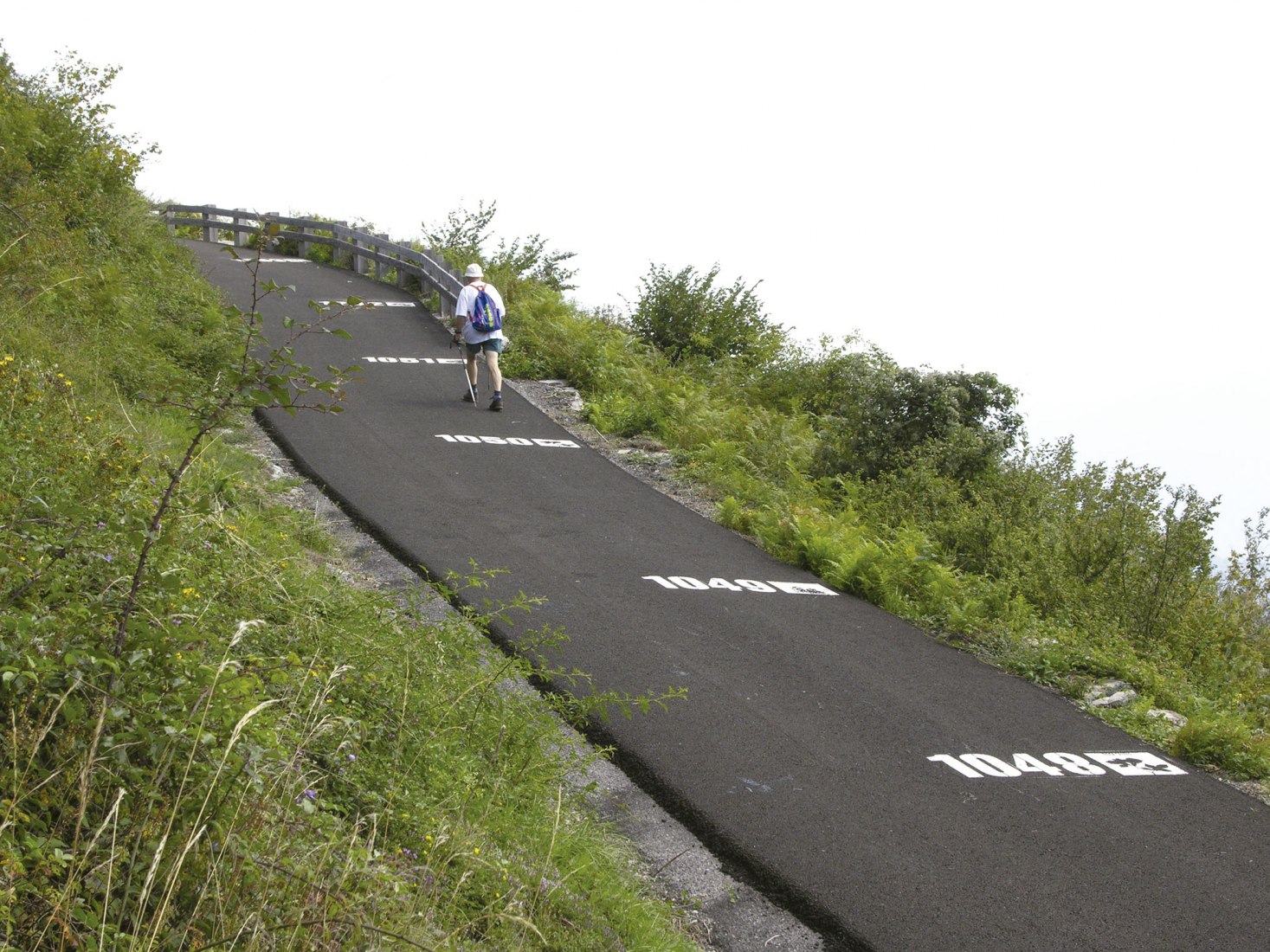 Open air museum of historical cycling race slope in Muro di Sormano by ...