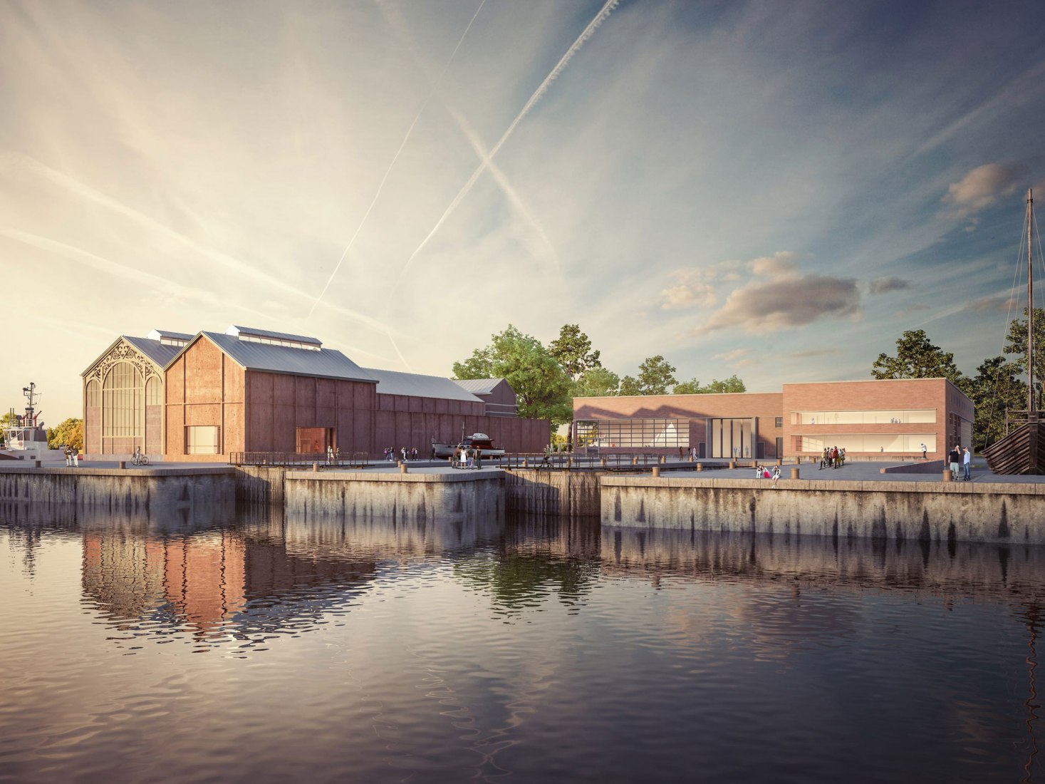 Atelier Kempe Thill, first prize in the contest for the New Maritime ...