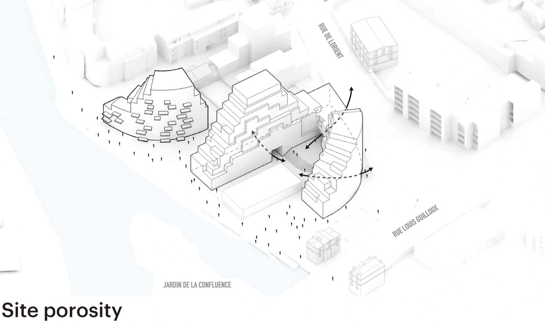 Inspiration from geology to expand Rennes. Ascension Paysagère by MVRDV ...