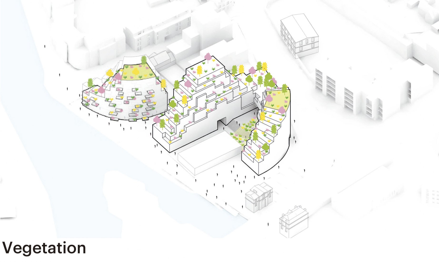 Inspiration from geology to expand Rennes. Ascension Paysagère by MVRDV ...