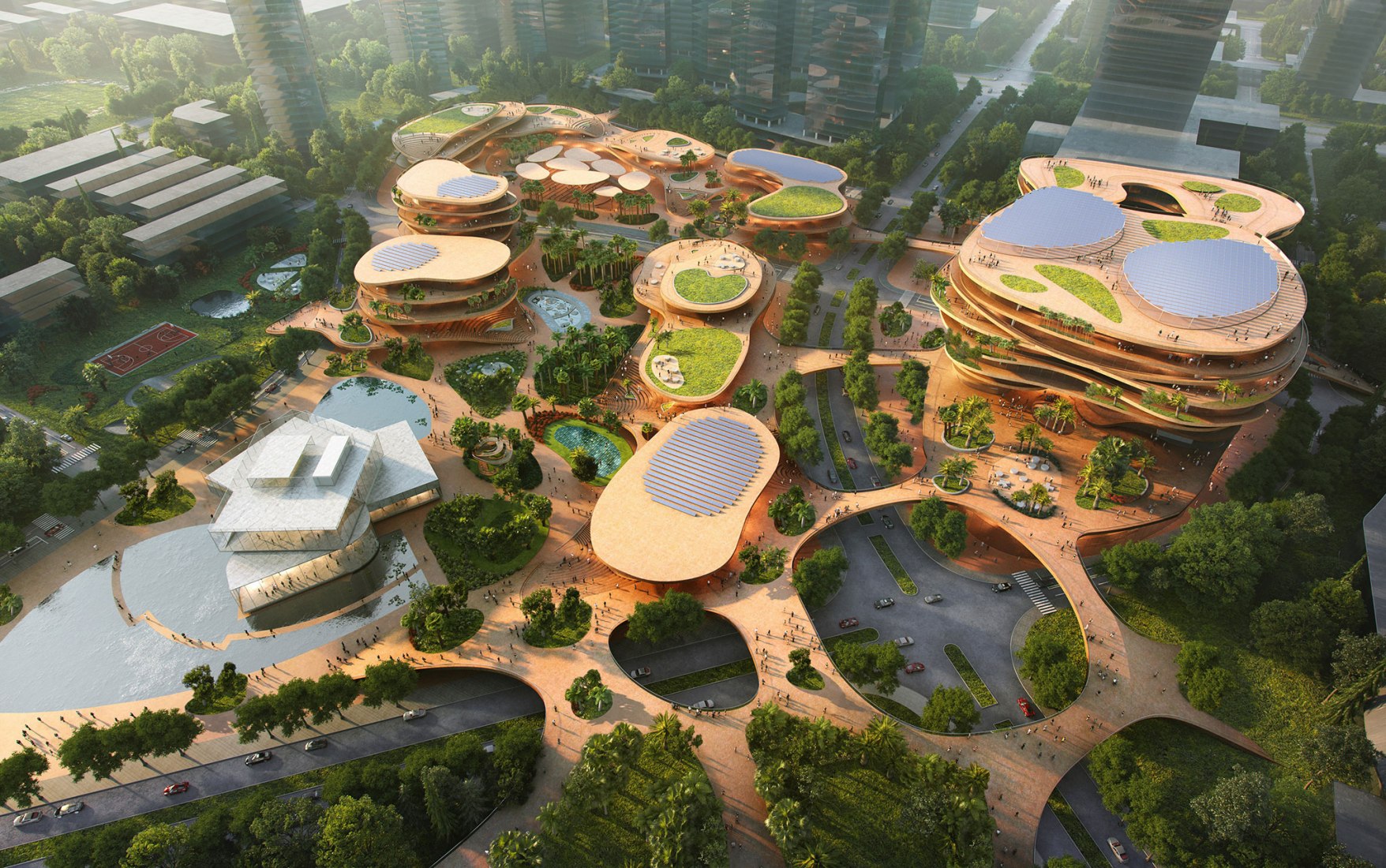 MVRDV wins Shenzhen Terraces competition, a multi-level urban hall ...