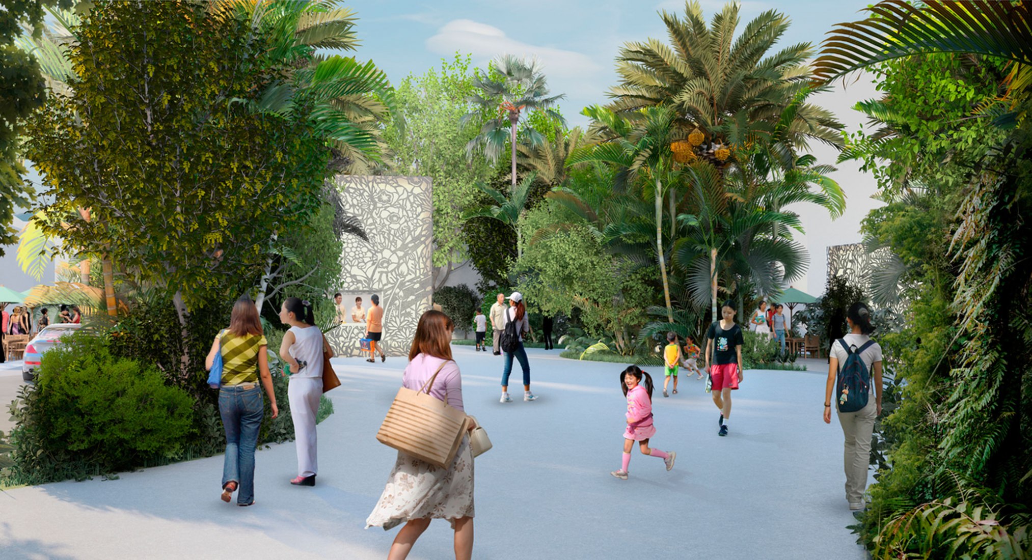 A lagoon over car park ruins. Tainan Spring by MVRDV | The Strength of ...