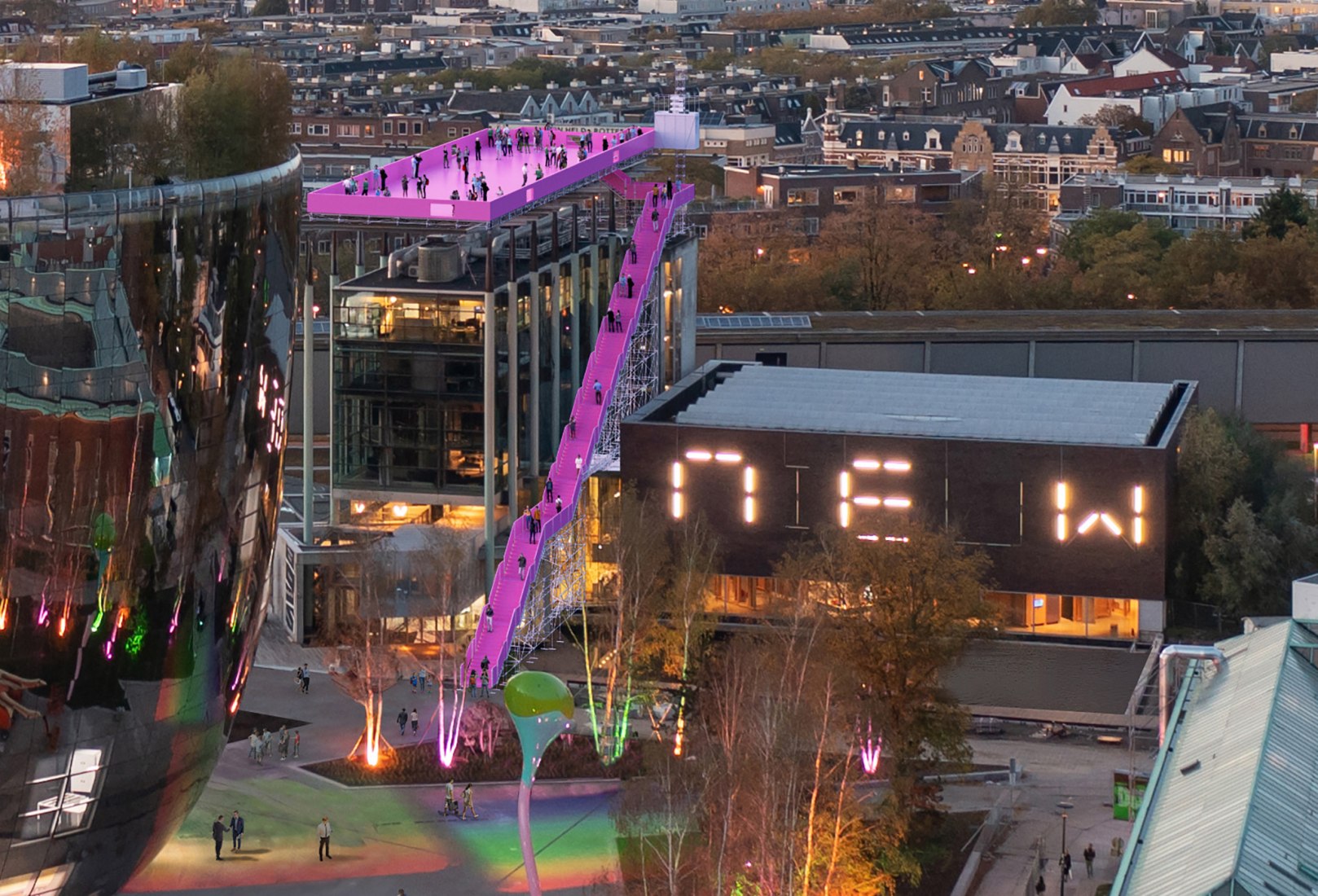 MVRDV designs The Podium for the roof of Het Nieuwe Instituut | The ...