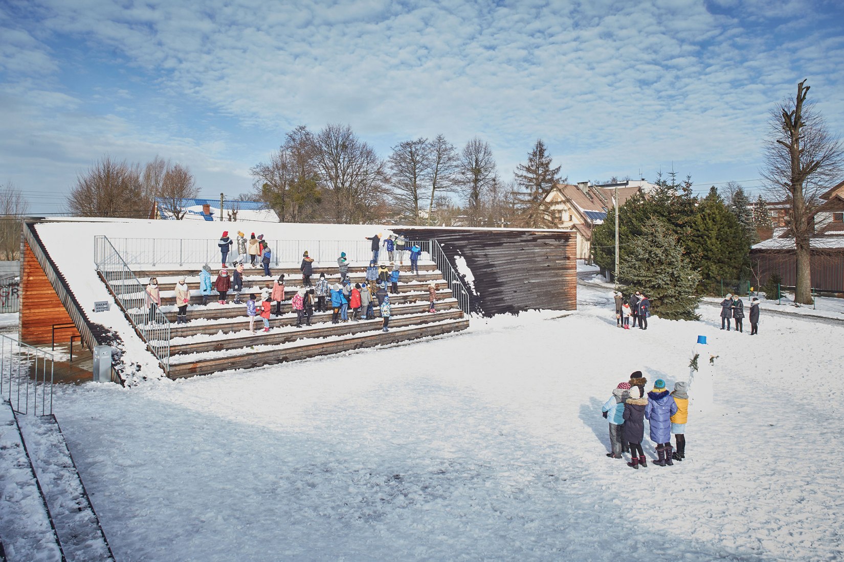 A place available to everyone. Local Activity Centre by MWArchitekci ...