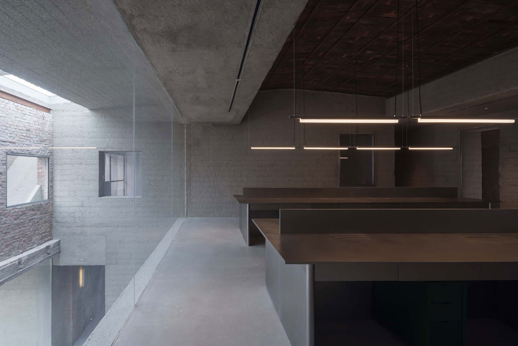 The structure shapes the interior. Lao Ding Feng Beijing by Neri&Hu ...