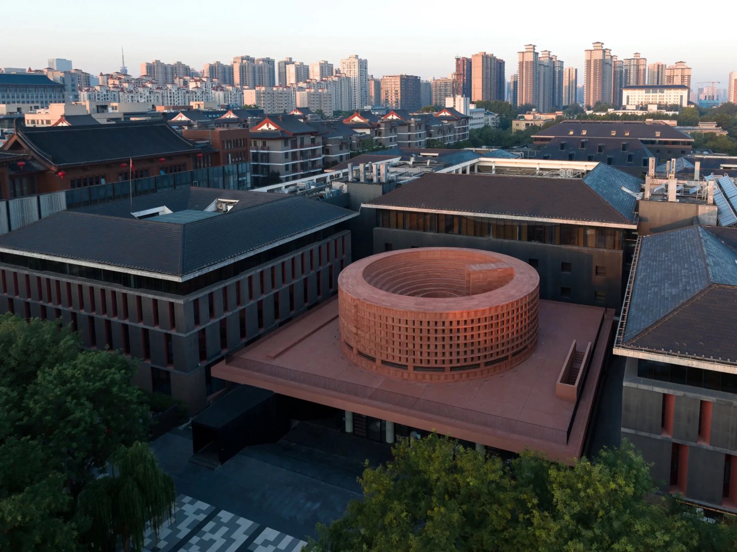 Neri&Hu crafts "a terracotta cylinder" in reference to Chinese culture ...
