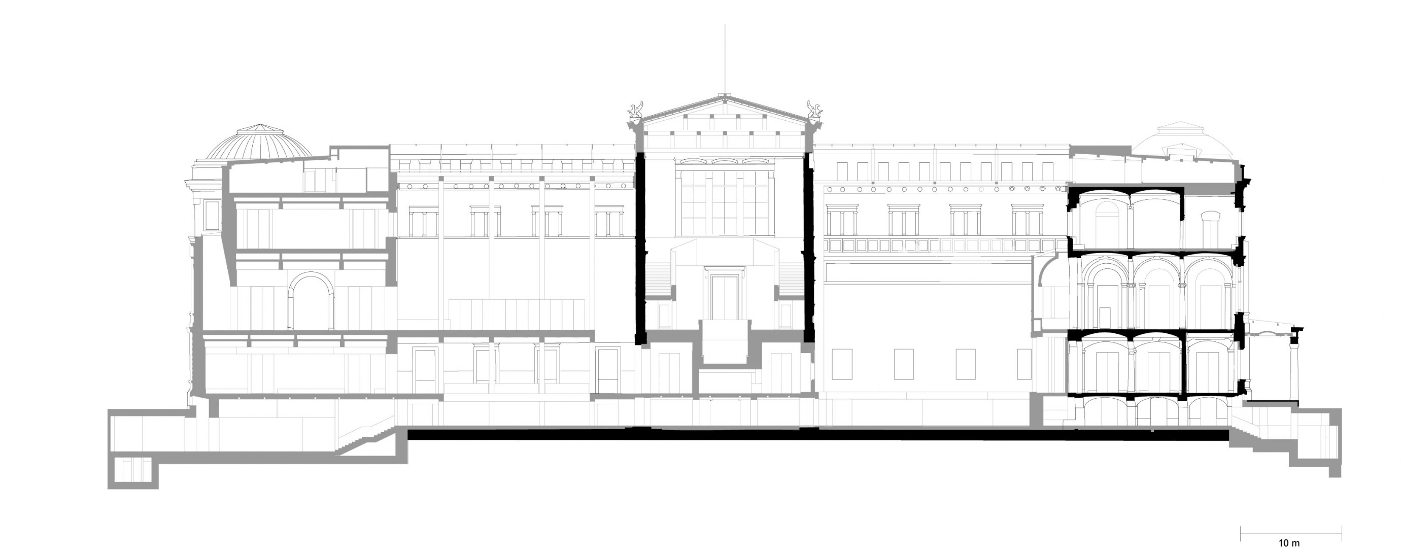 Neues Museum drawings by David Chipperfield, on display in Lisbon | The ...