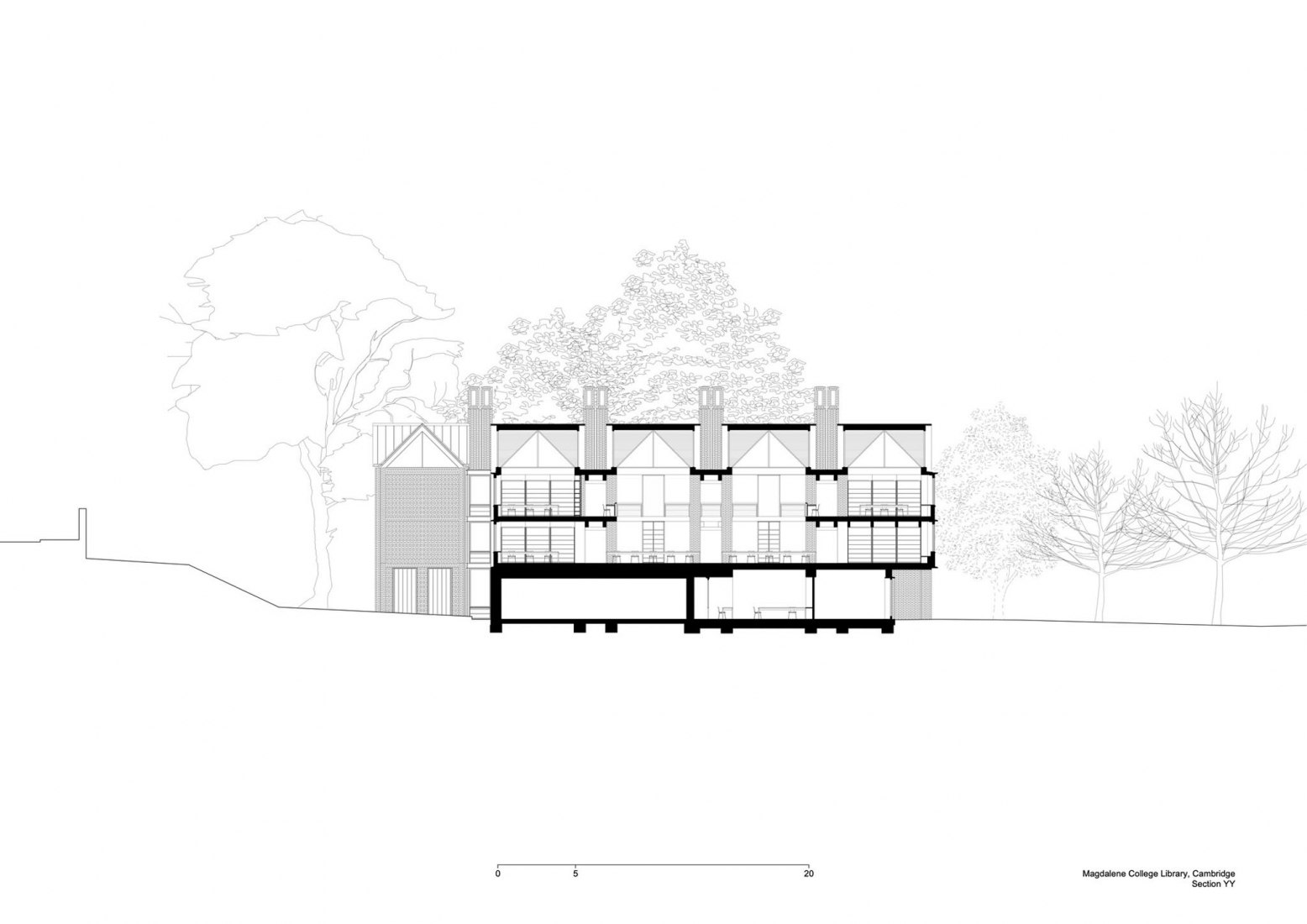 The New Library, Magdalene College winner of RIBA Stirling Prize 2022 ...