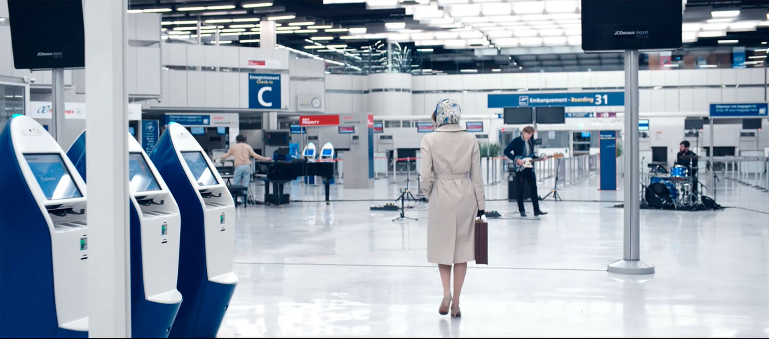 Concert at Orly West Airport. Bach Off by Nicolas Godin | The Strength ...