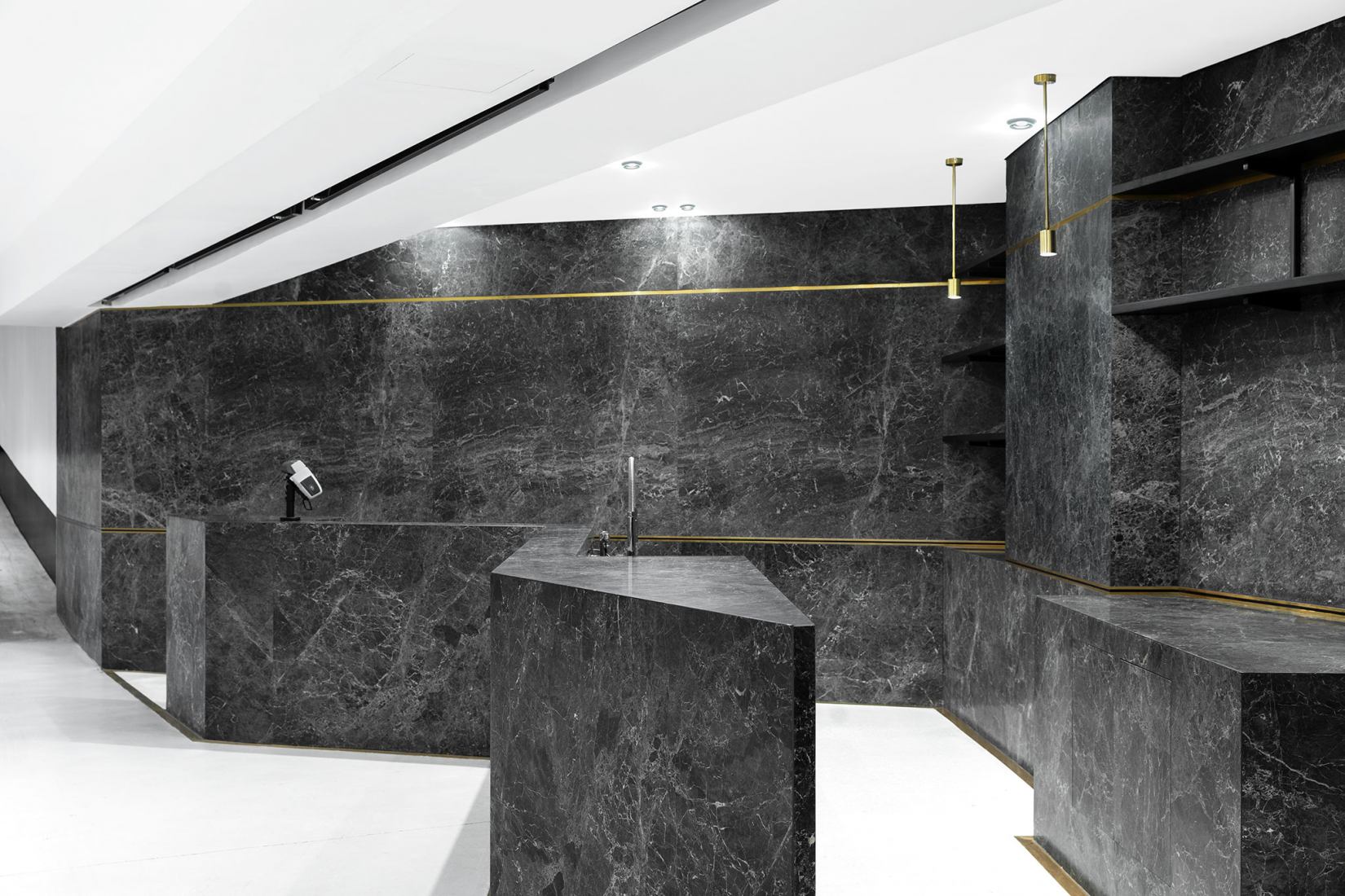 Parking Garage with Marble Reception by Oikonomakis Siampakoulis ...