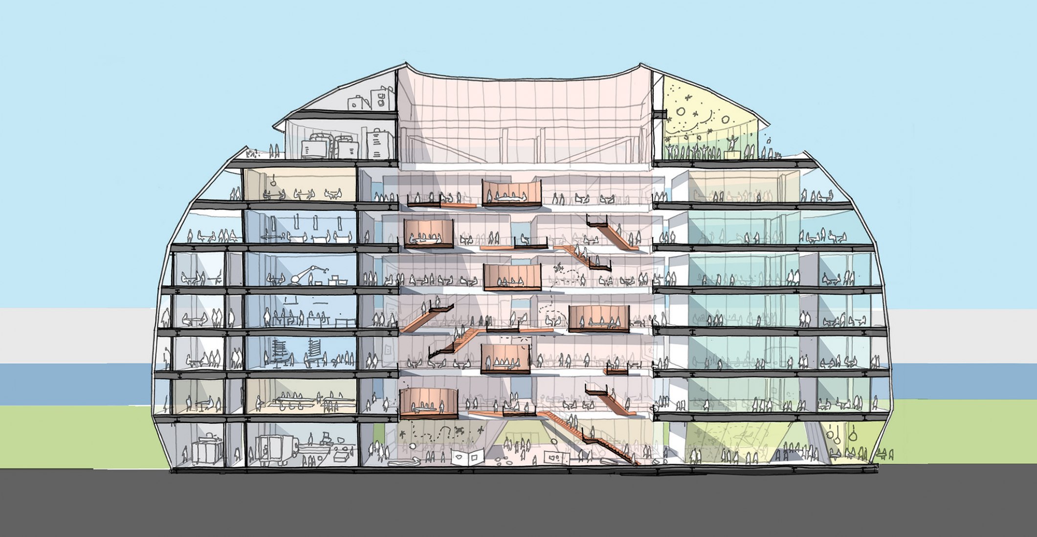 OMA and JACOBS unveil design for Discovery Partners Institute ...