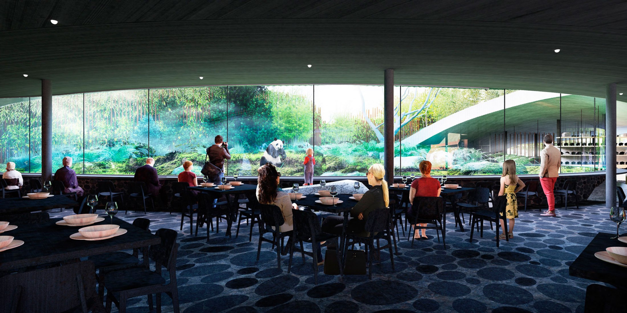 Yin-Yang Shaped Panda Enclosure for the Copenhagen Zoo by BIG | The ...