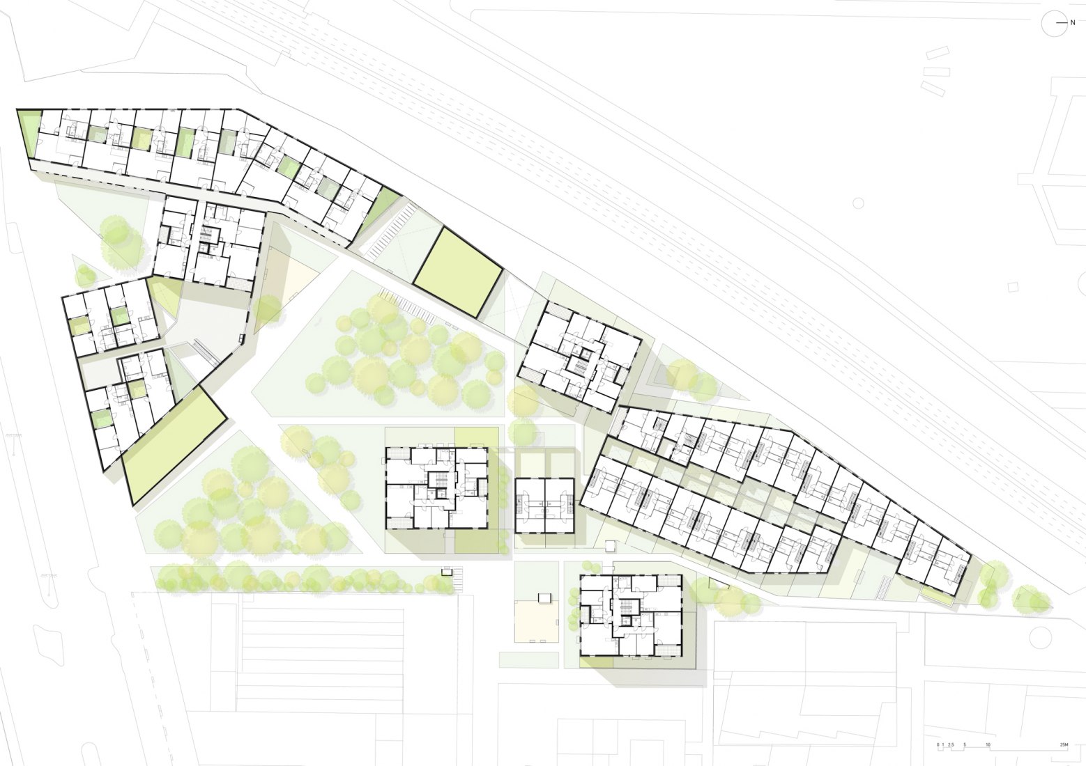 Residential district and lemons for Vienna By YES studio + PLAYstudio ...