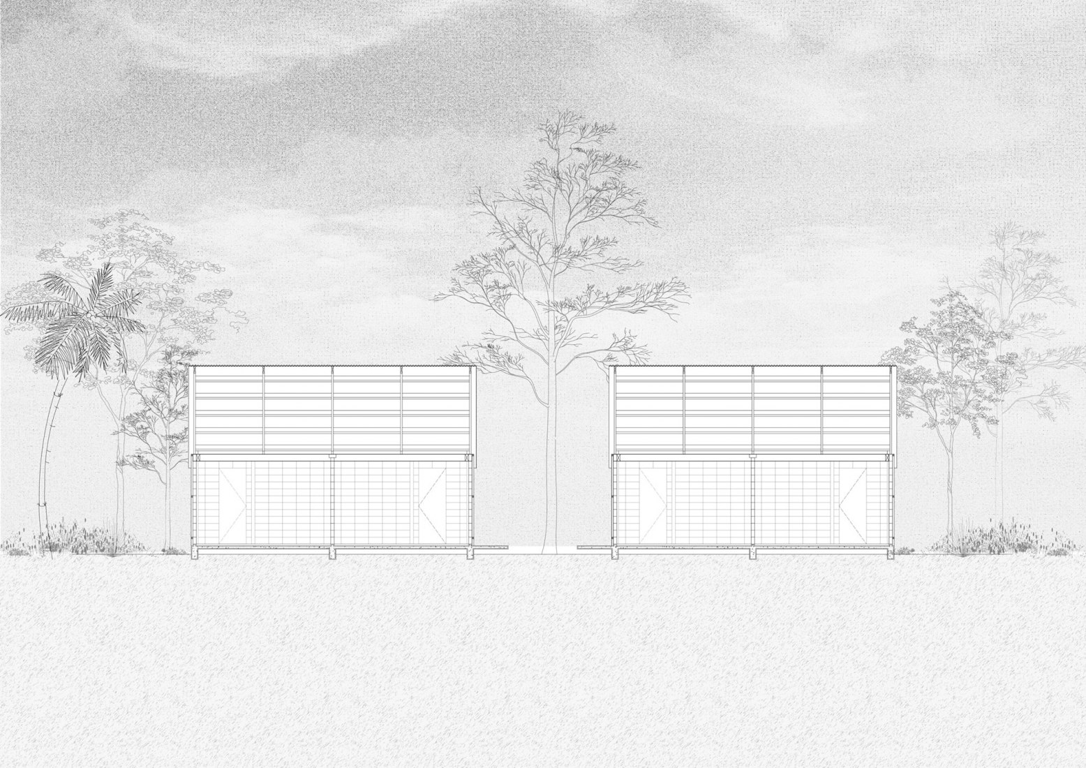 Vernacular architecture. Budget house in Angthong by PHTAA Living ...
