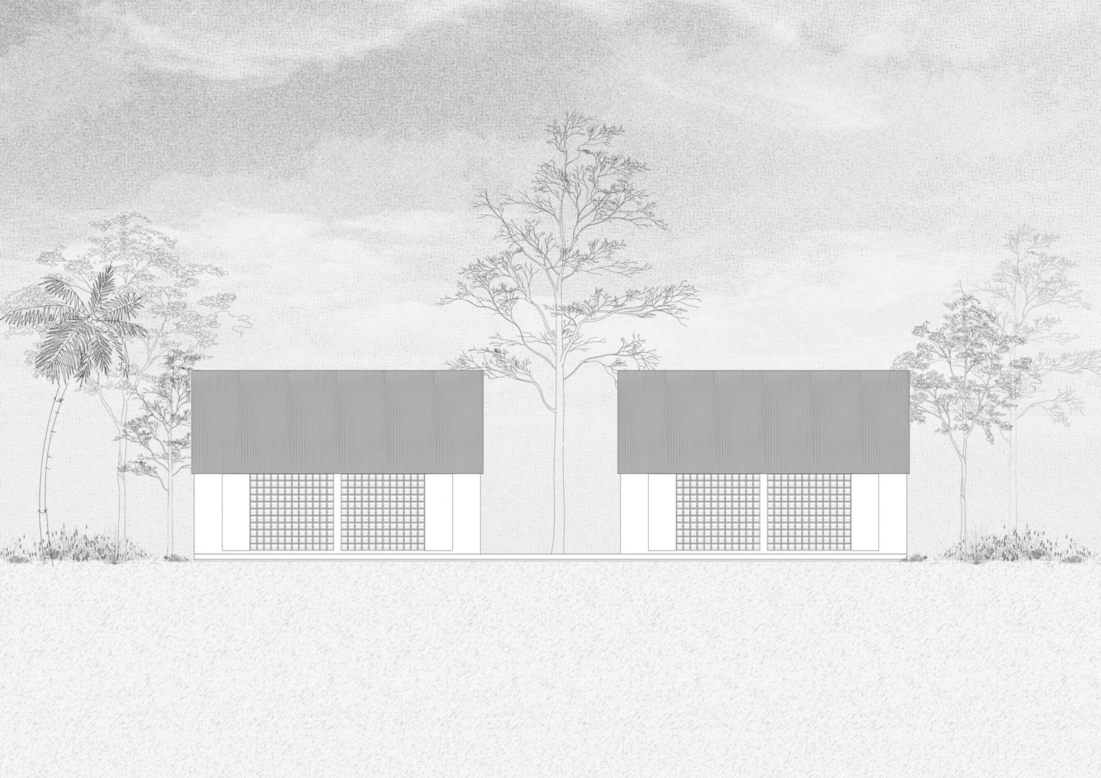 Vernacular architecture. Budget house in Angthong by PHTAA Living ...