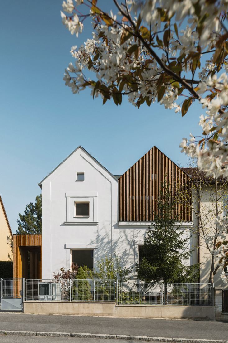 Contemporary extension. Double Gable House by PRO-STORY | The Strength ...