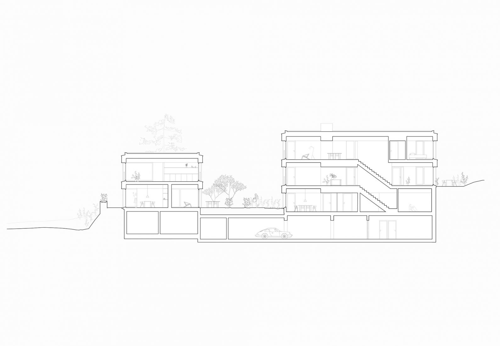 Integración con el entorno mediante implantación de volúmenes ...