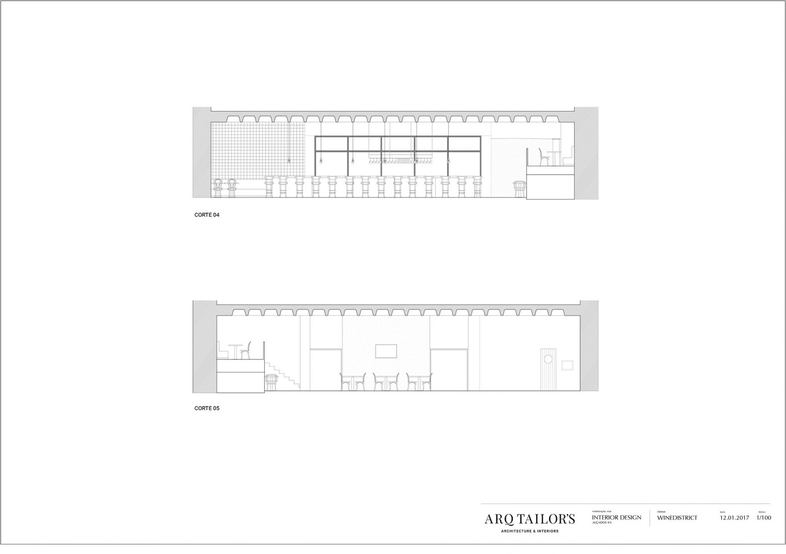 Bar Wine District by Arq Tailor's | The Strength of Architecture | From ...