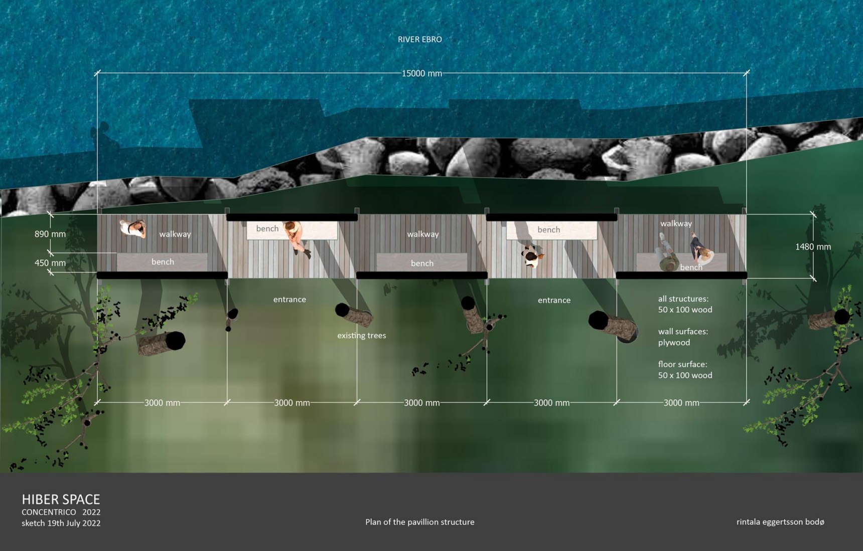 A orillas del Ebro. Instalación Hiber Space por Rintala Eggertsson ...