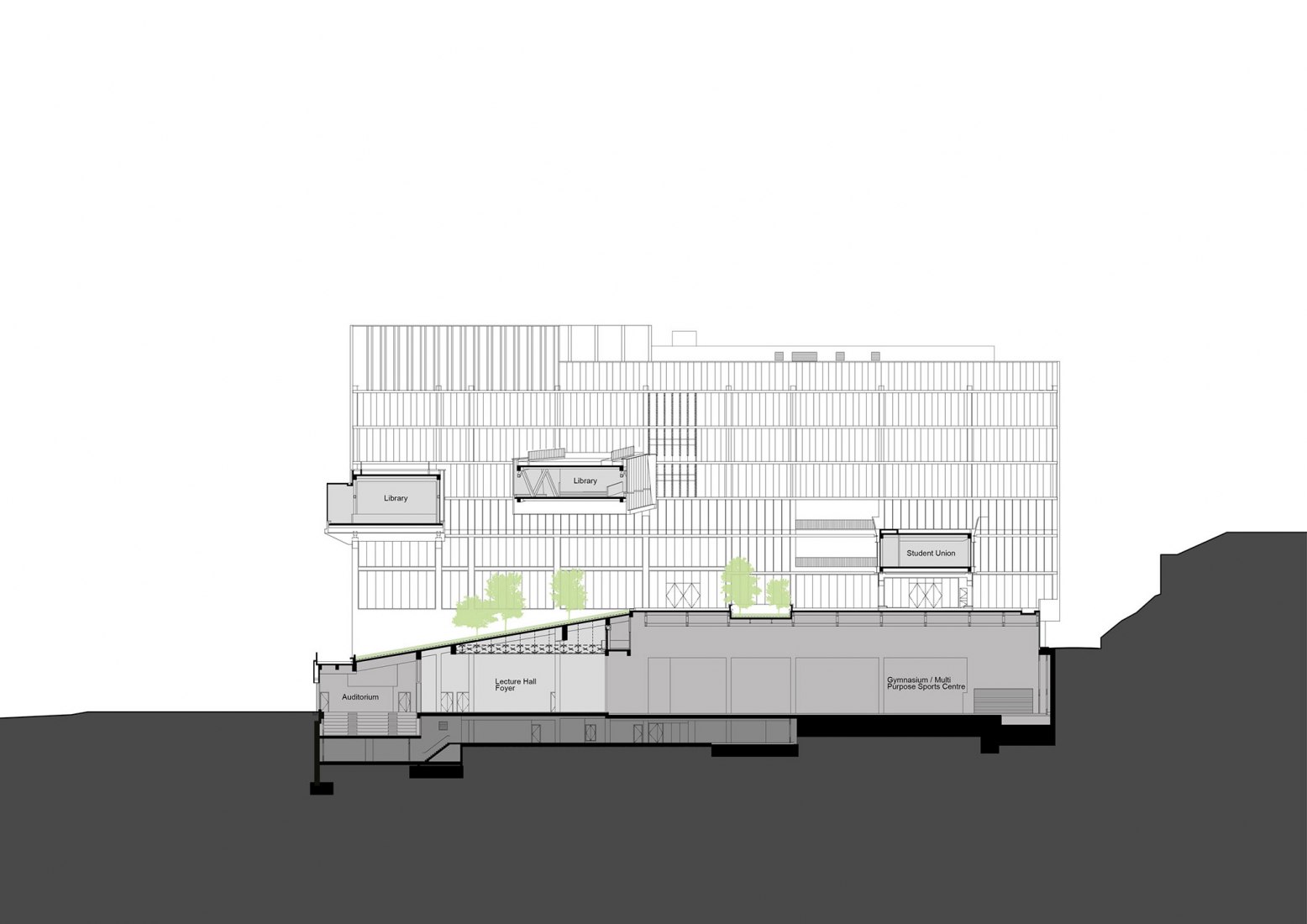 A vertical campus. Chu Hai College by Rocco Design Architects | The ...