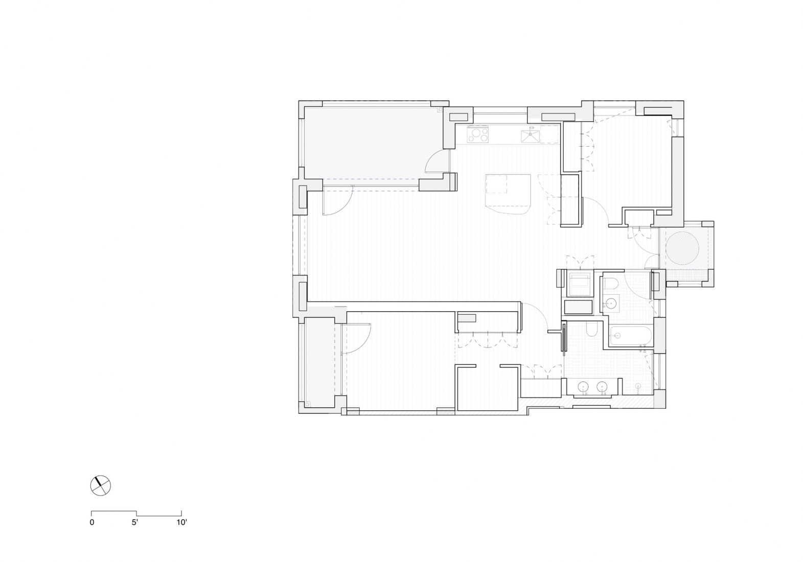 Shared vertical spaces and green areas. 450 Warren by SO- IL | The ...