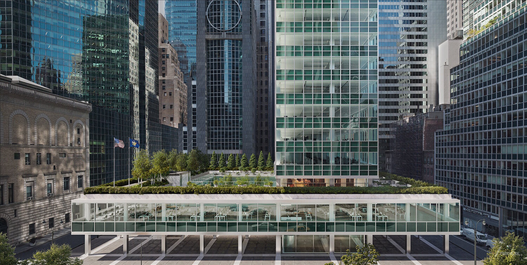 SOM obtains the approval of a new rehabilitation of the Lever House ...