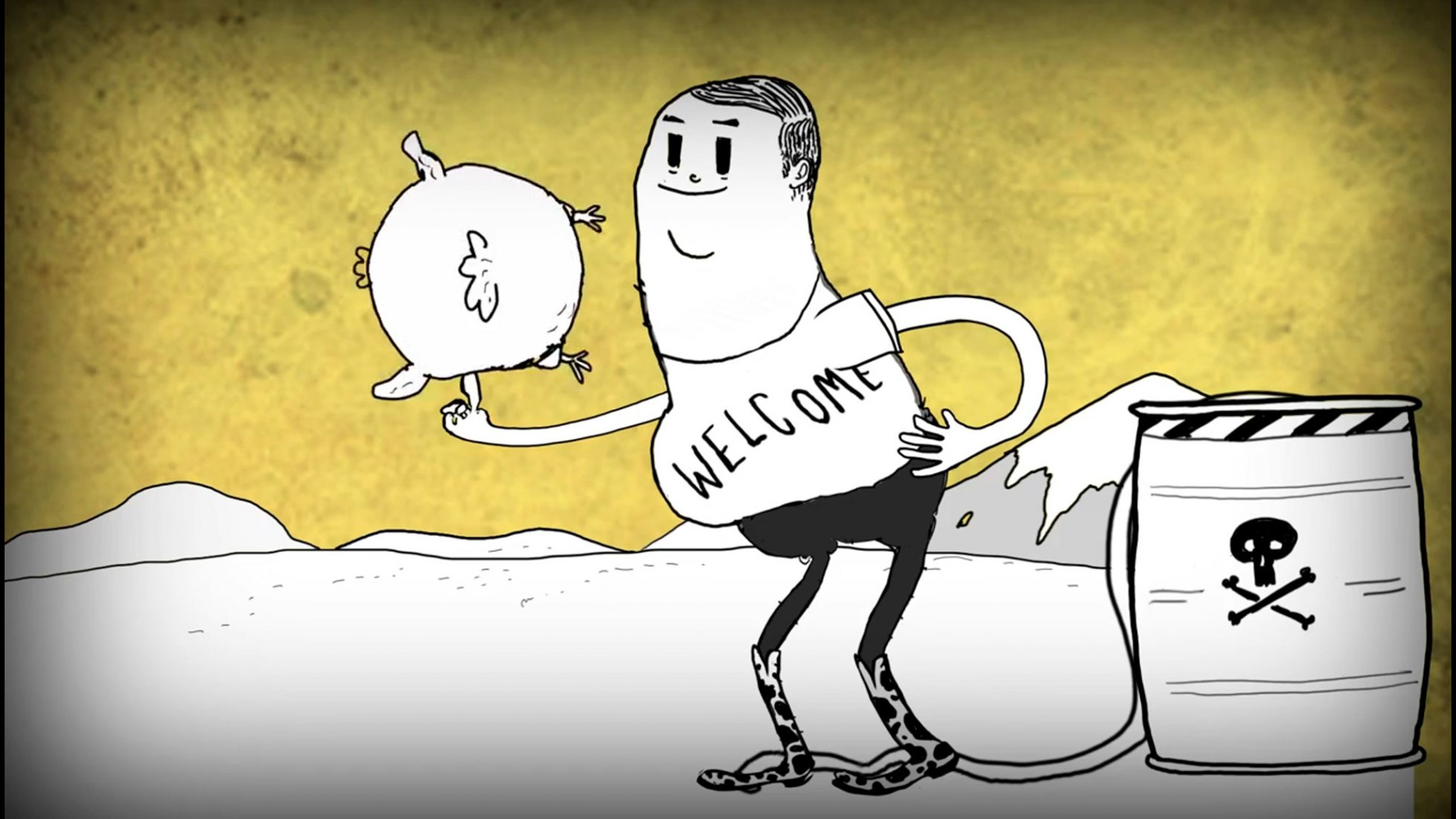 MAN. Animated story by Steve Cutts | The Strength of Architecture ...