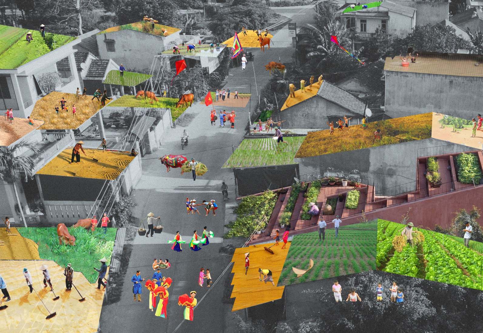 Rural-Urban typology. The Red Roof by TAA Design | The Strength of ...