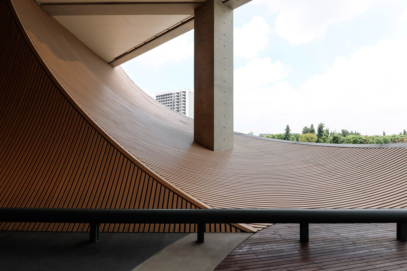 Shanghai Poly Grand Theatre. Tadao Ando's concrete and glass captured ...