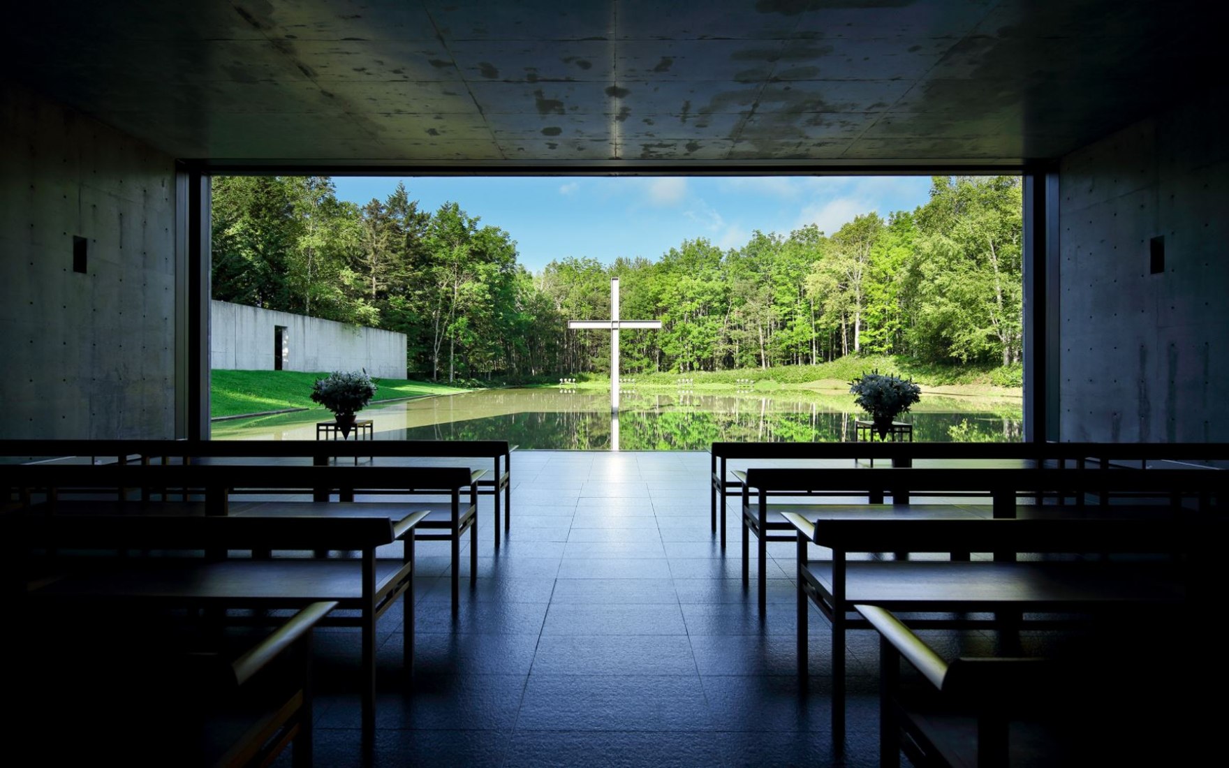 Nature as image of the transcendent. Church on the Water by Tadao Ando ...