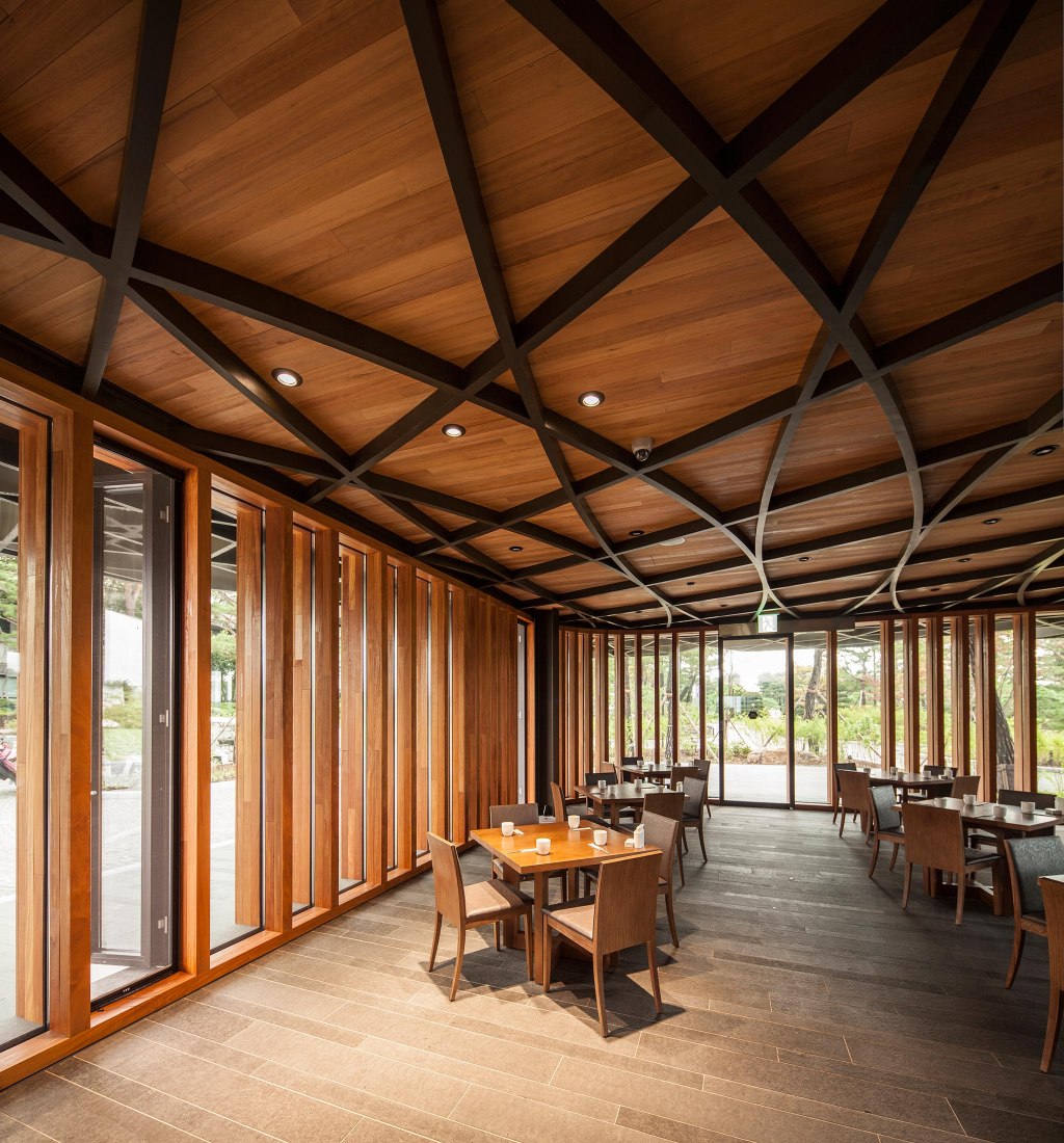 Taekwang Country Club Cafe by Mecanoo. Coffee with the golf course ...