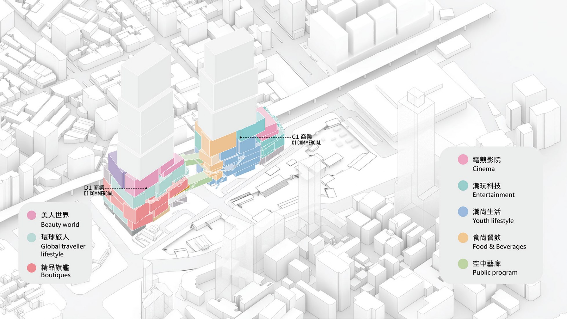 Intensify the City. Taipei Twin Towers by MVRDV | The Strength of ...