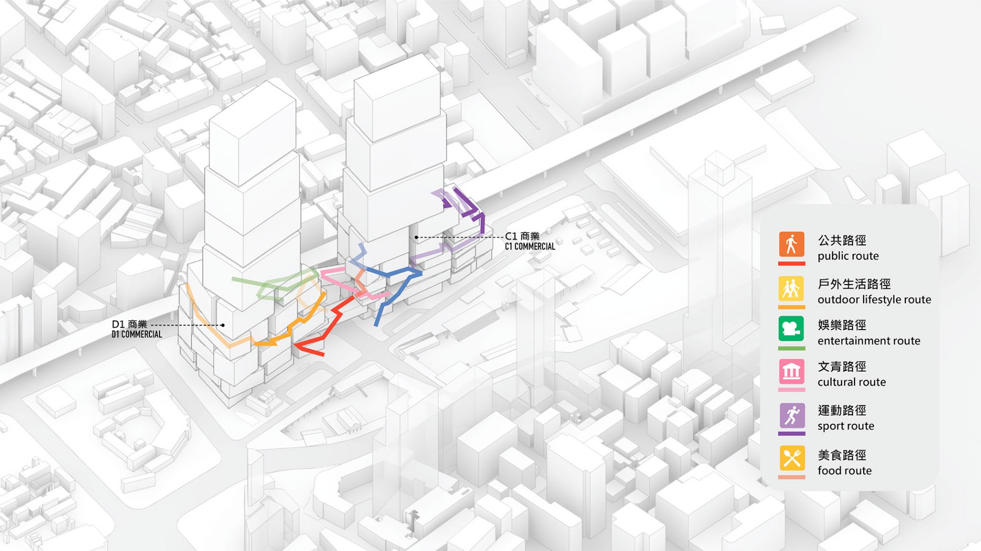Intensify the City. Taipei Twin Towers by MVRDV | The Strength of ...