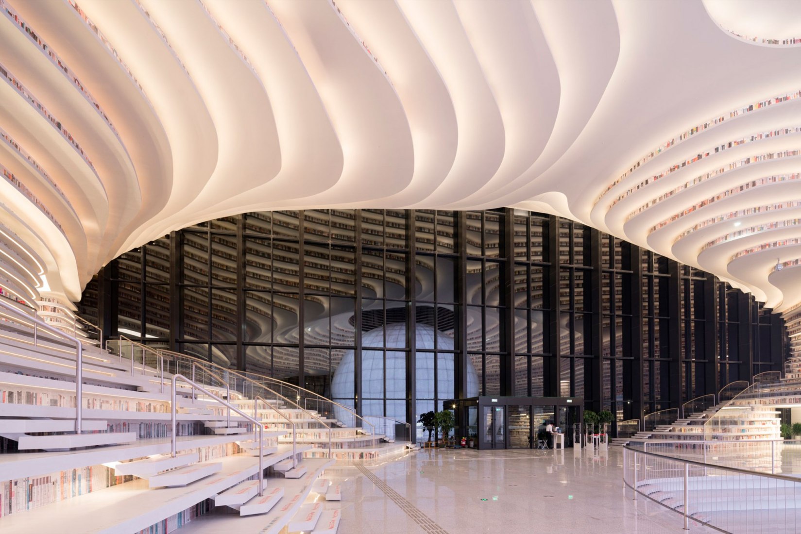 The eye of books. Tianjin Binhai Library by MVRDV / TUPDI | The ...