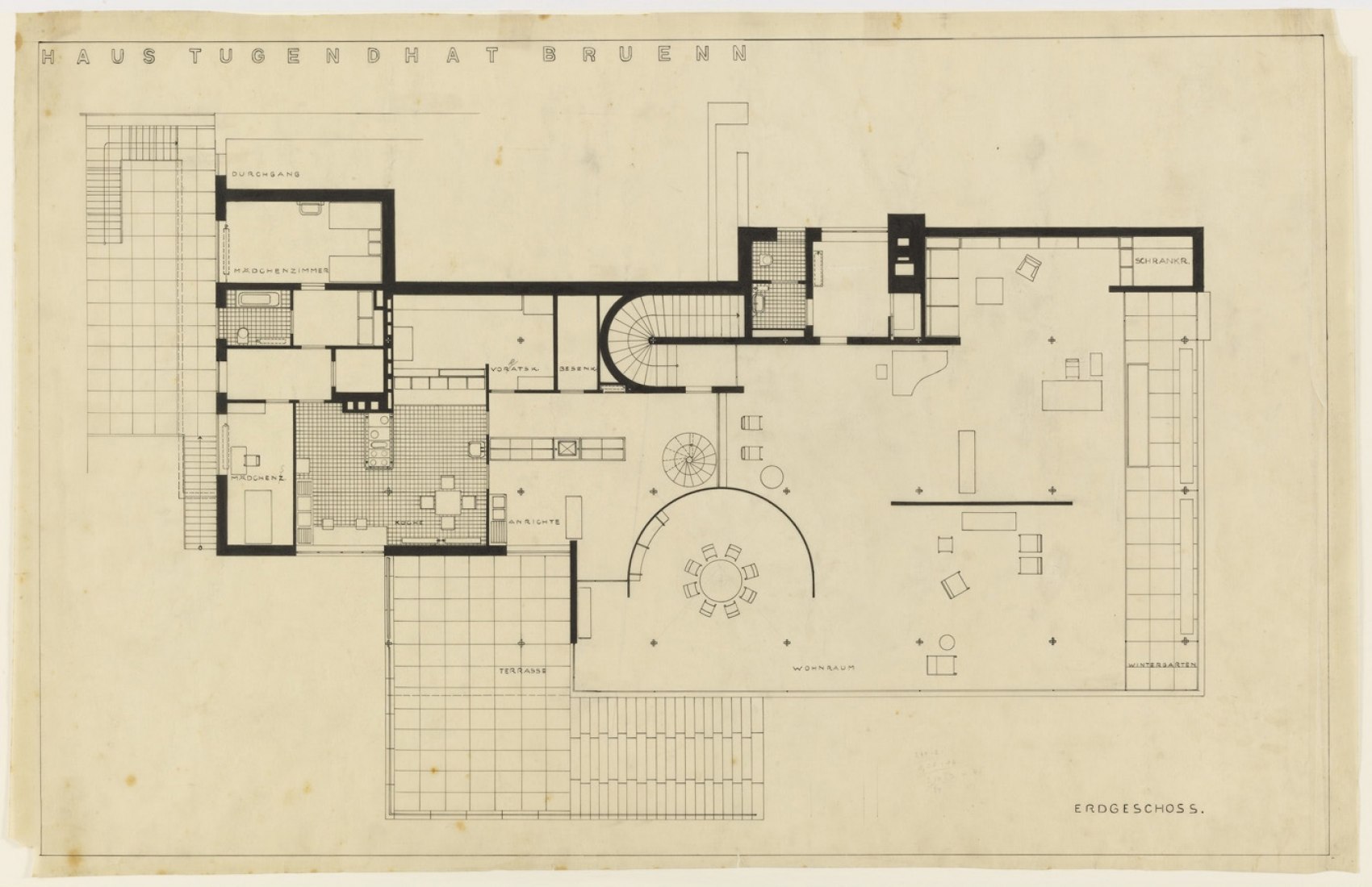 Casa Tugendhat por Ludwig Mies van der Rohe | Sobre Arquitectura y más ...