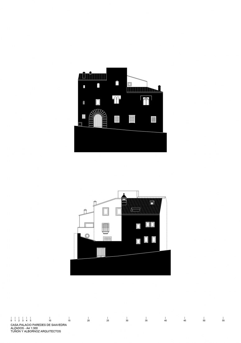 The geniality of reinhabiting. Paredes Saavedra Palace House. Atrium II ...