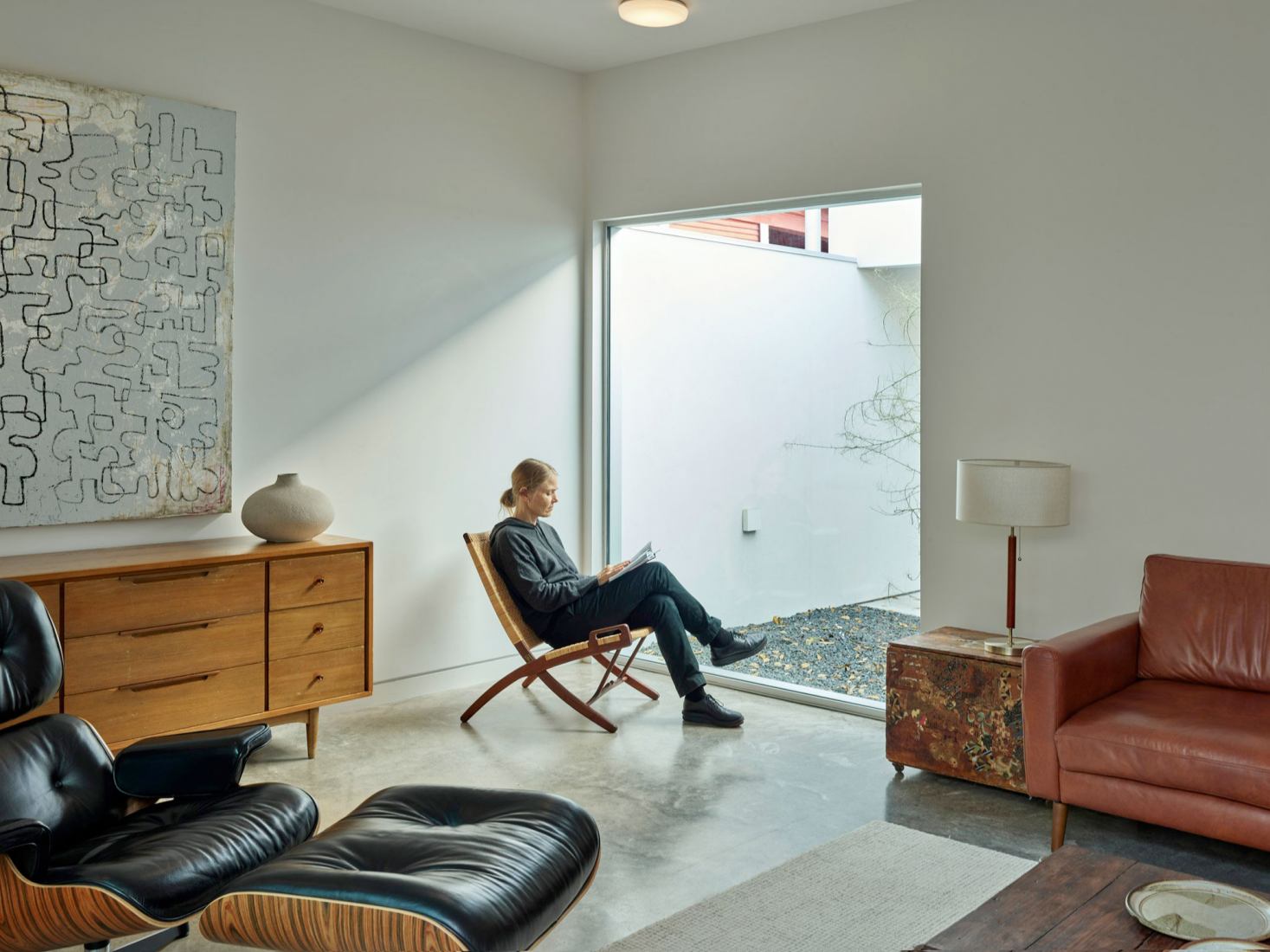 Natural light and transparencies. Susan's House by Mary English and ...