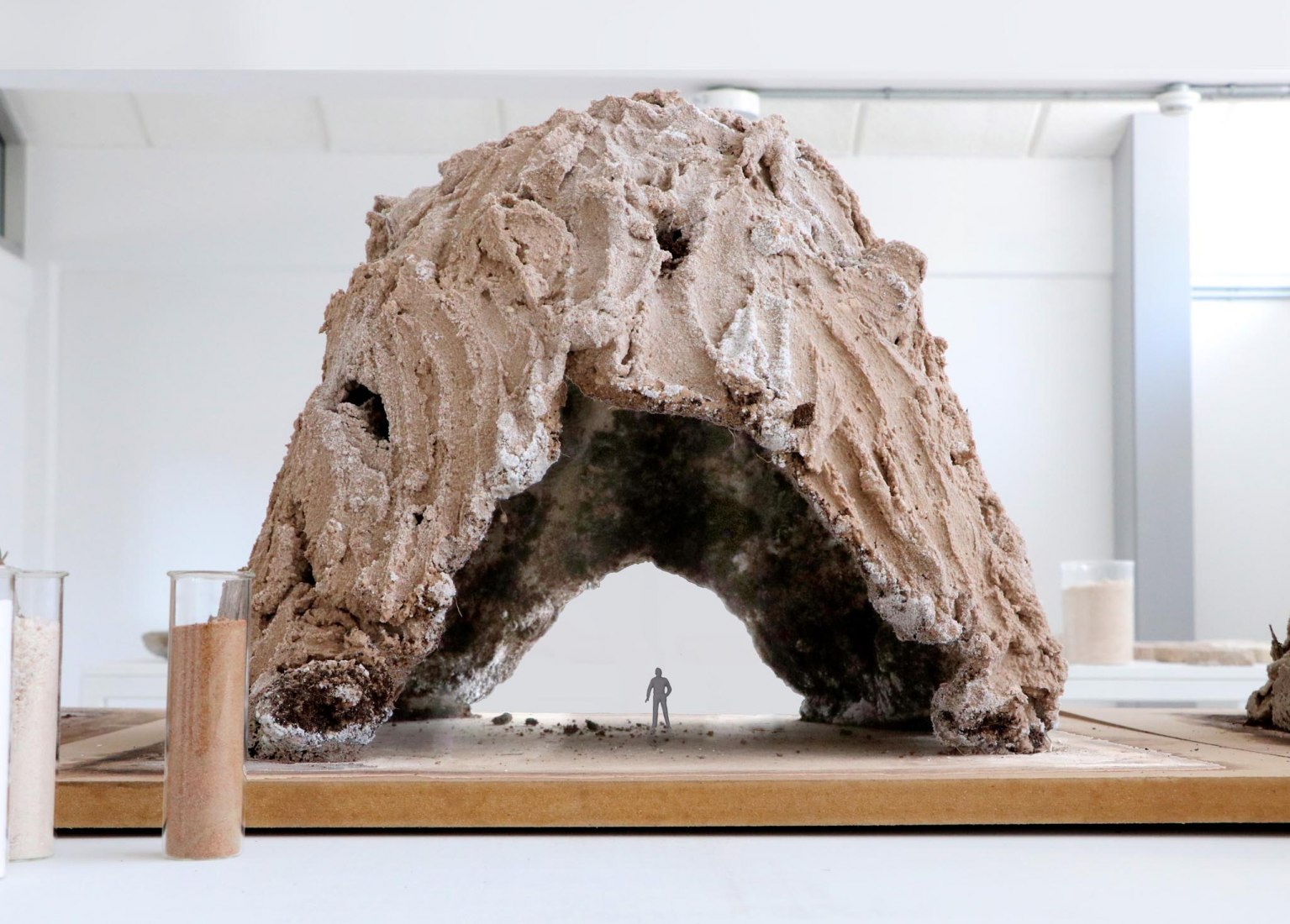 A potential alternative to Portland cement. Wetland lab, an exhibition ...