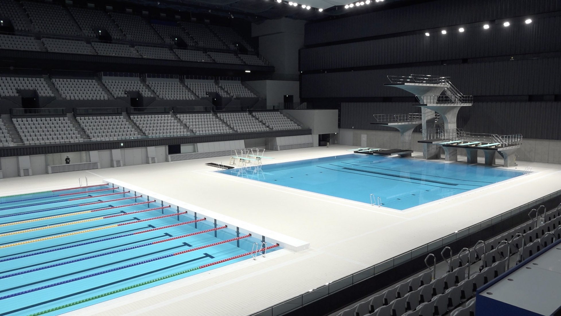 An impressive swimming center. Tokyo Aquatics Center by Yamashita ...