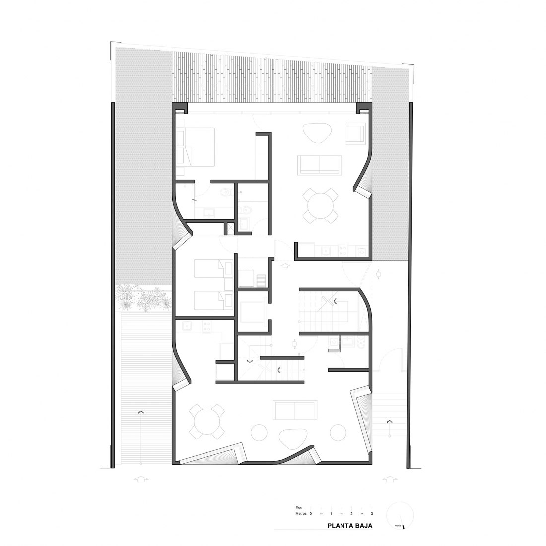 Hybrid between traditional and new. DL1310 housing by Young & Ayata ...