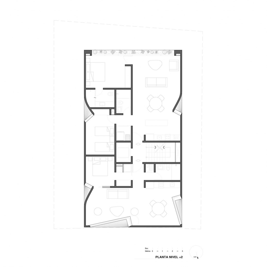 Hybrid between traditional and new. DL1310 housing by Young & Ayata ...