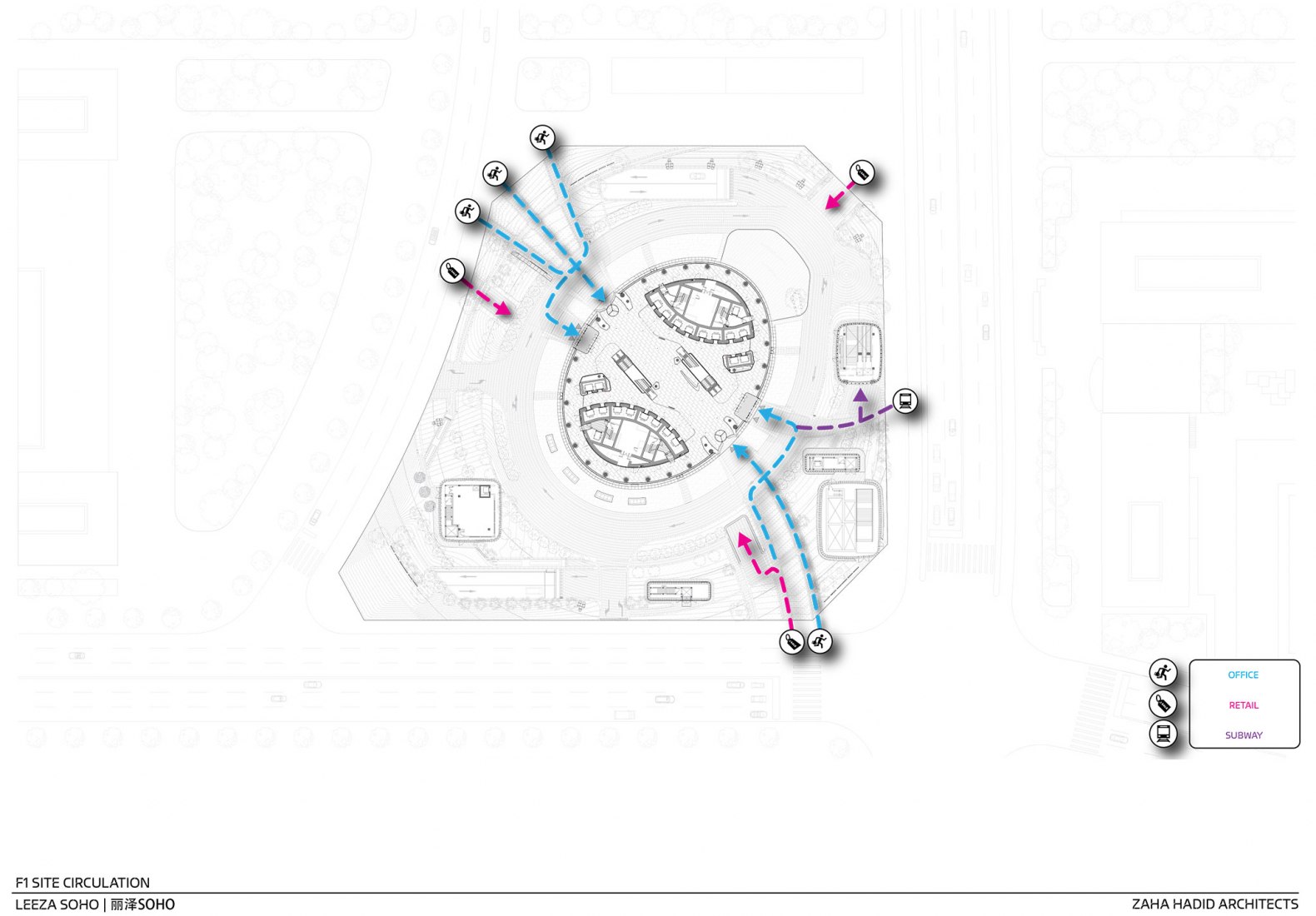 Opened Leeza SOHO tower by Zaha Hadid Architects. The World's Tallest ...